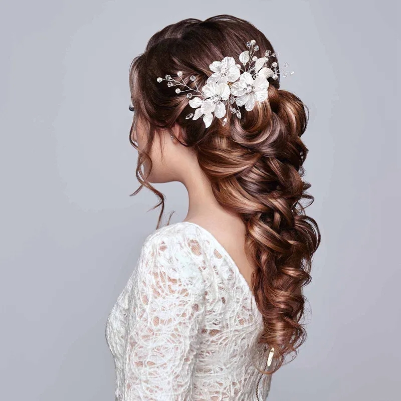 Grinalda Arranjo Flor Floral Coroa Casamento Noiva Madrinha Florista ...