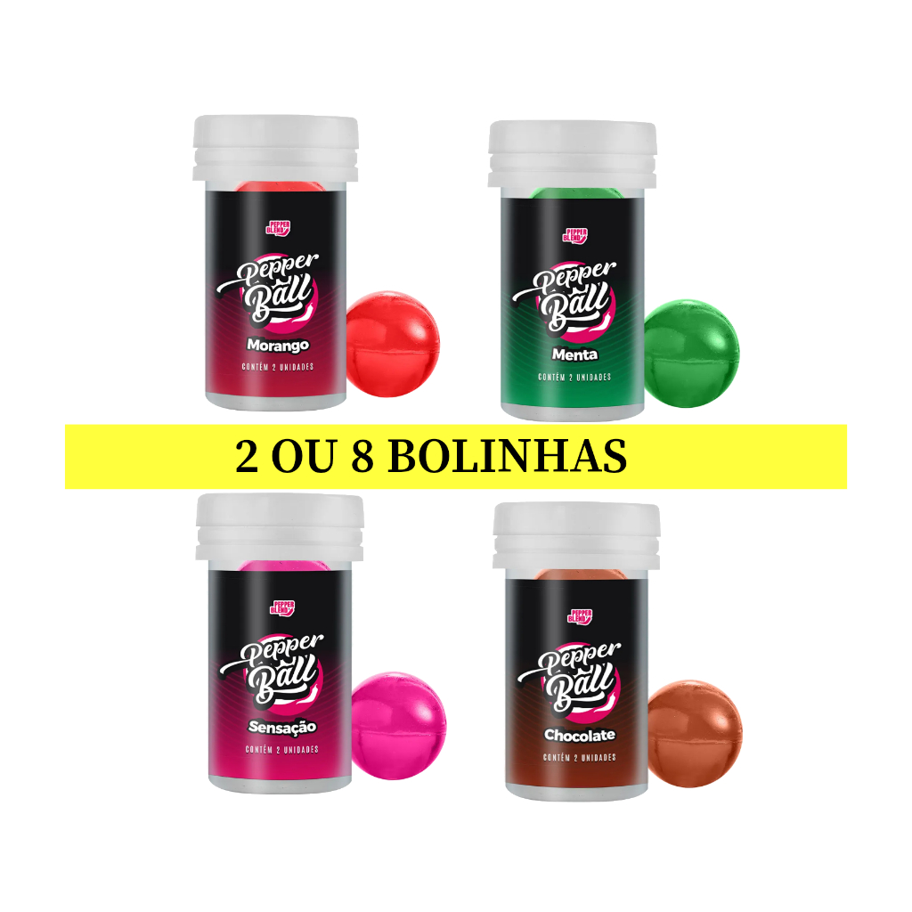 Bolinhas Explosivas Sex Shop Com Sabor Pepper Ball Pepper Blend Bolinha ...