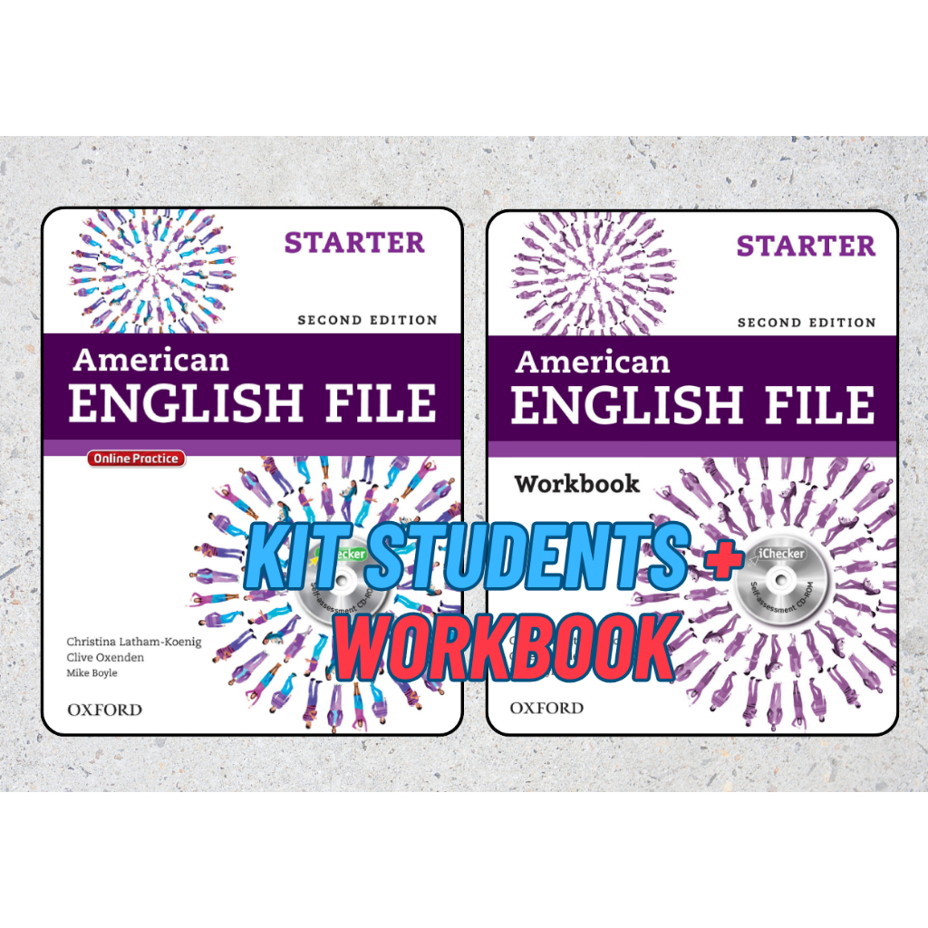 American English File Second Edition Level Starter Student Book e Work ...