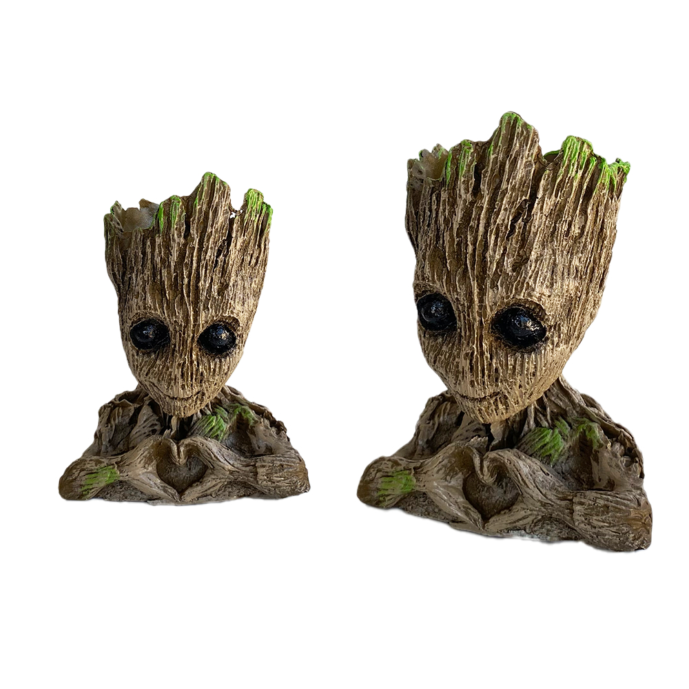 BONECO RESINA - BABY GROOT GRANDE - GUARDIÕES DA GALÁXIA - MARVEL ...