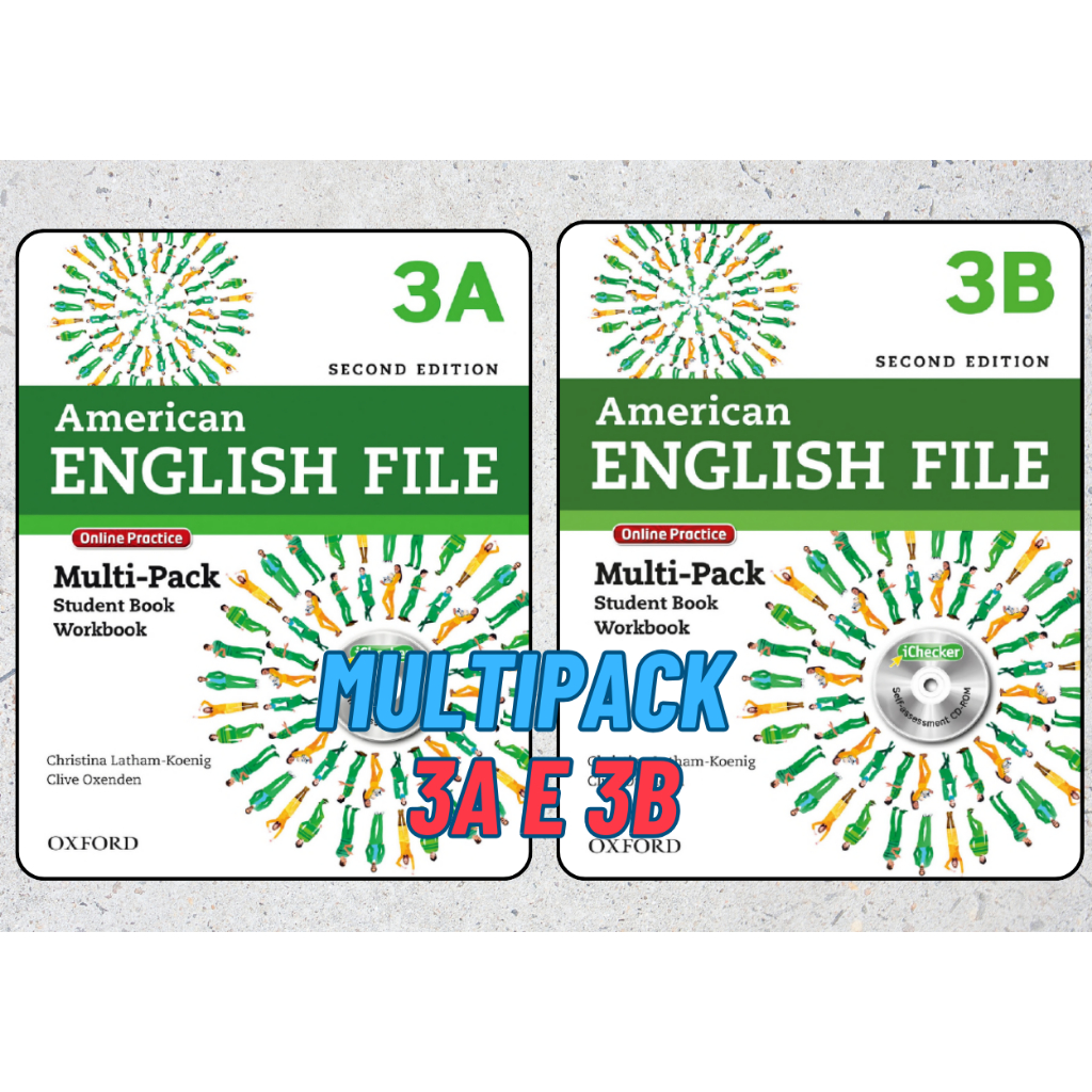 American English File Second Edition Level Multipack 3A e 3B Student ...