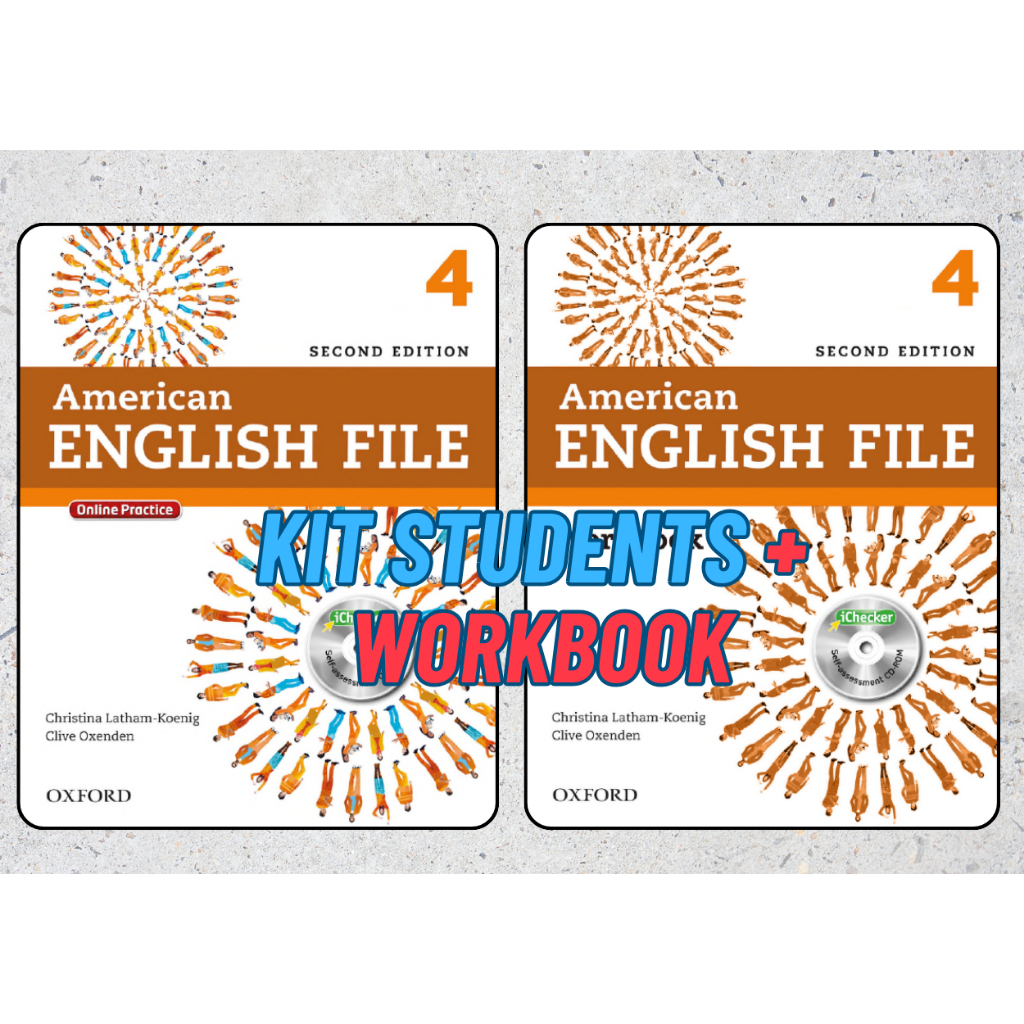 American English File Second Edition Level 4 Student Book e Work Book ...