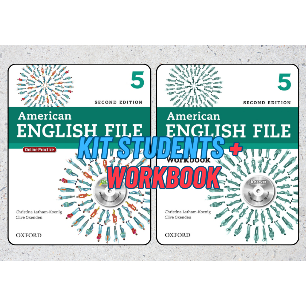 American English File Second Edition Level 5 Student Book e Work Book | Shopee Brasil