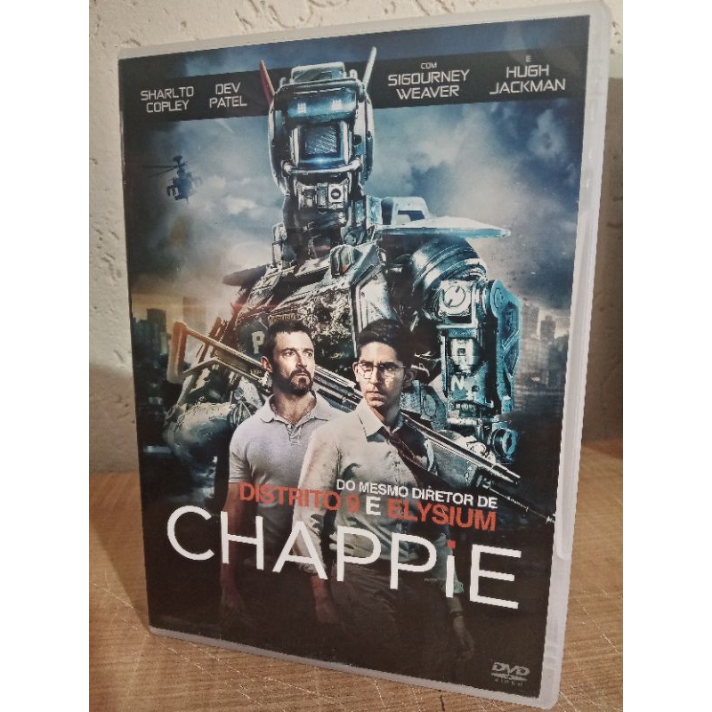 DVD Chappie ( Hugh Jackman e Sigourney Weaver) | Shopee Brasil