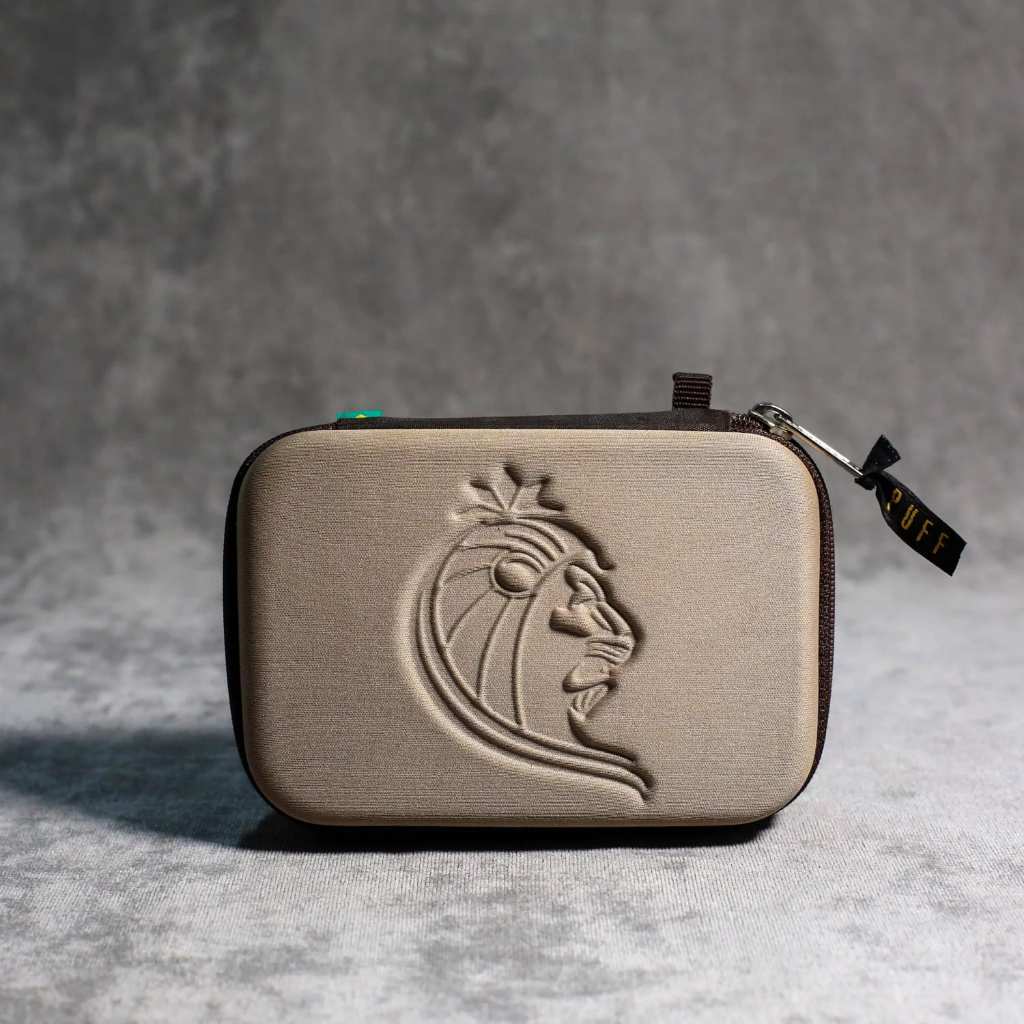 Case Puff Life Clássico Bege Bag Estojo + Adesivo + BagZip Original ...