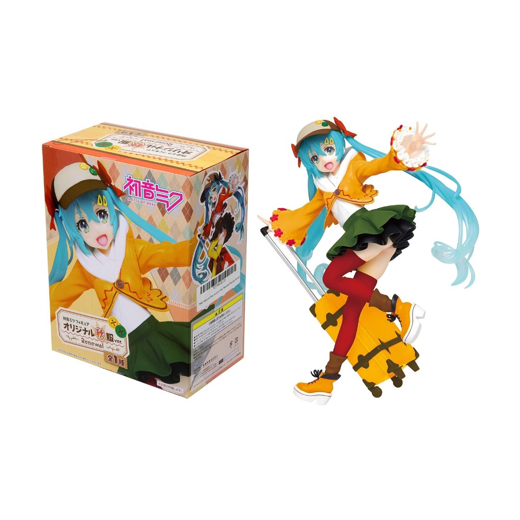 ACTION FIGURE HATSUNE MIKU AUTUMN VER. RENEWAL FIGURE YELLOW TAITO ...