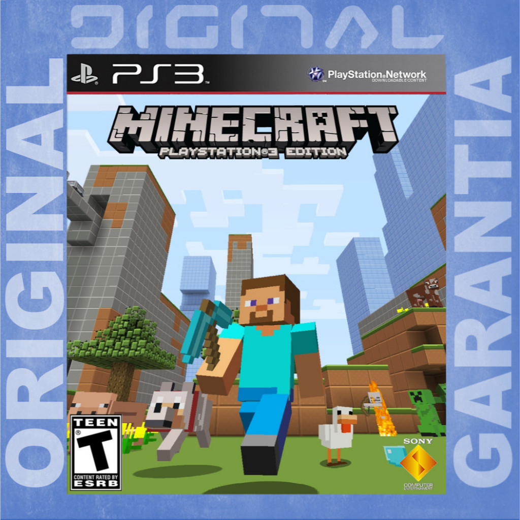 MINECRAFT ─ PS3 PSN Playstation 3 │OriginaI :D com Garantia ...