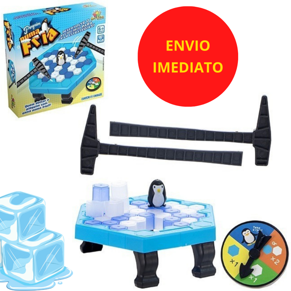 Jogo Quebra Gelo Pinguim Numa Fria Brinquedo Educativo e Interativo ...