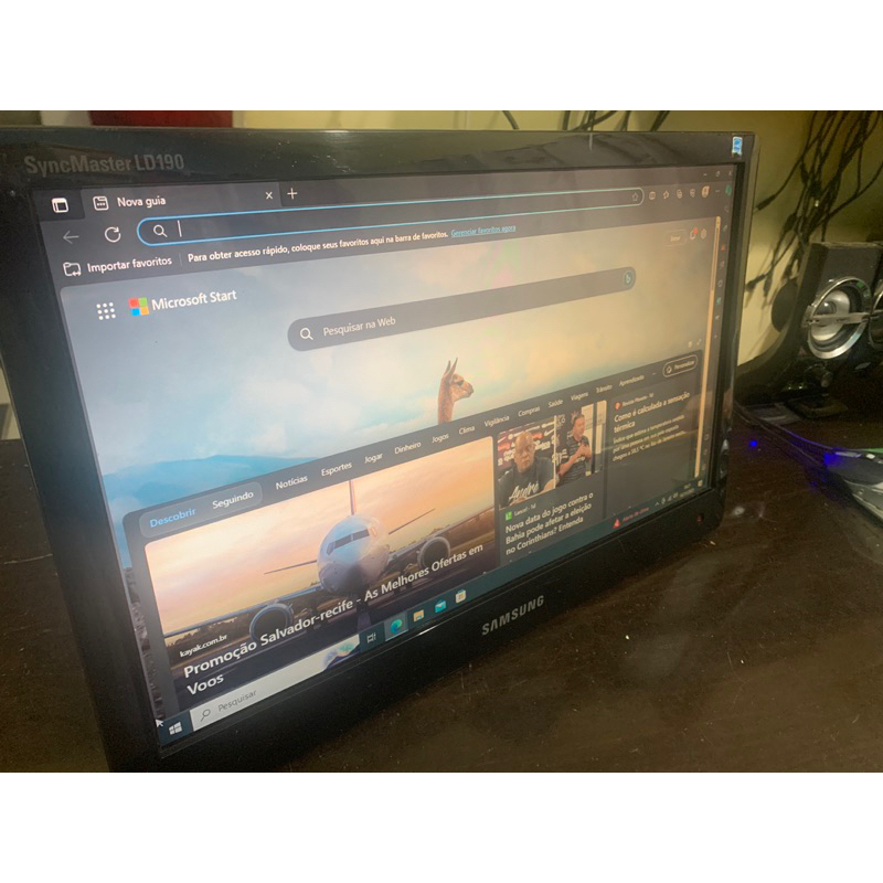 MONITOR DE tela plana 19 polegadas ,modelo SyncMaster LD190G | Shopee ...
