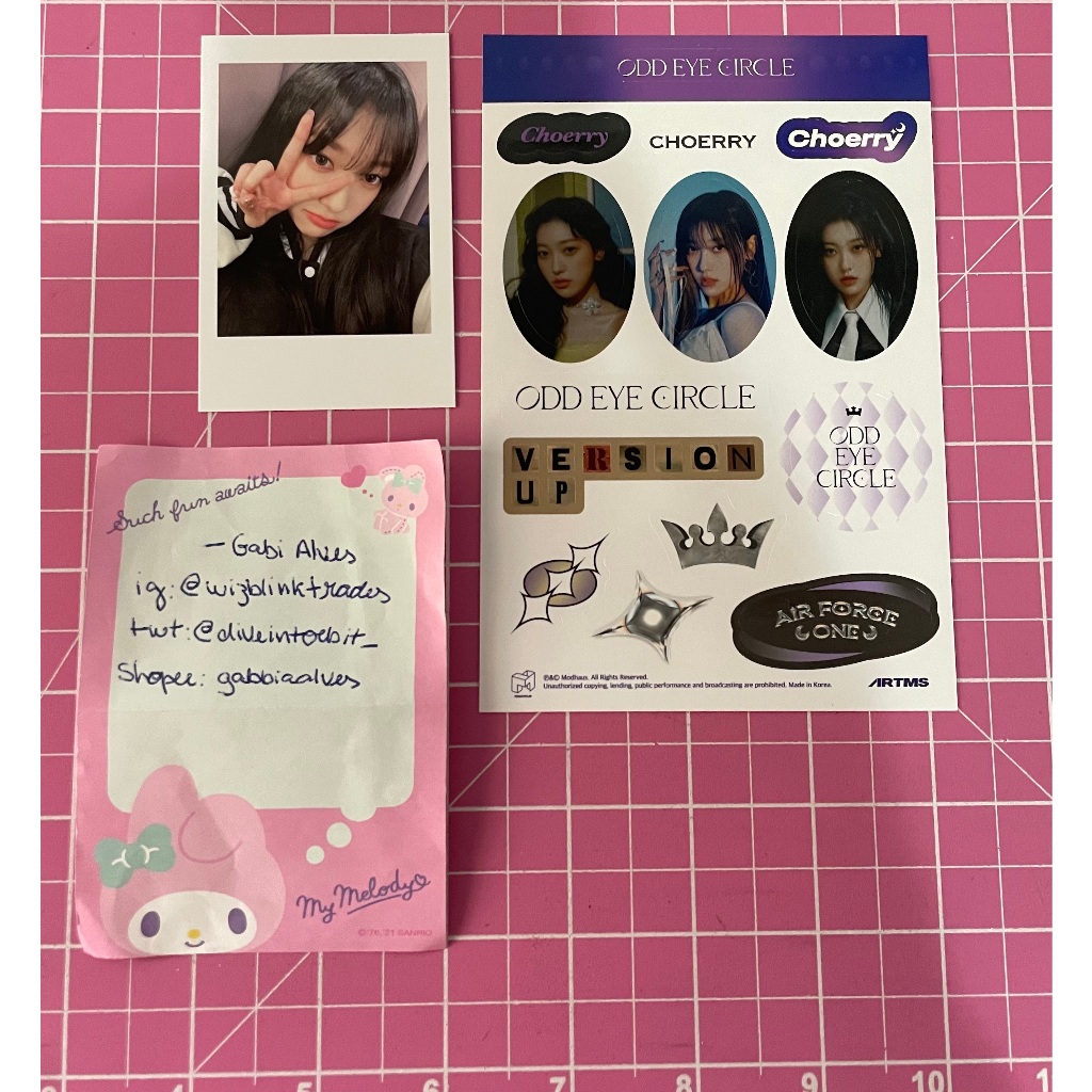 Loona ARTMS Odd Eye Circle Photocards Objekts Inclusões Oficiais | Shopee Brasil