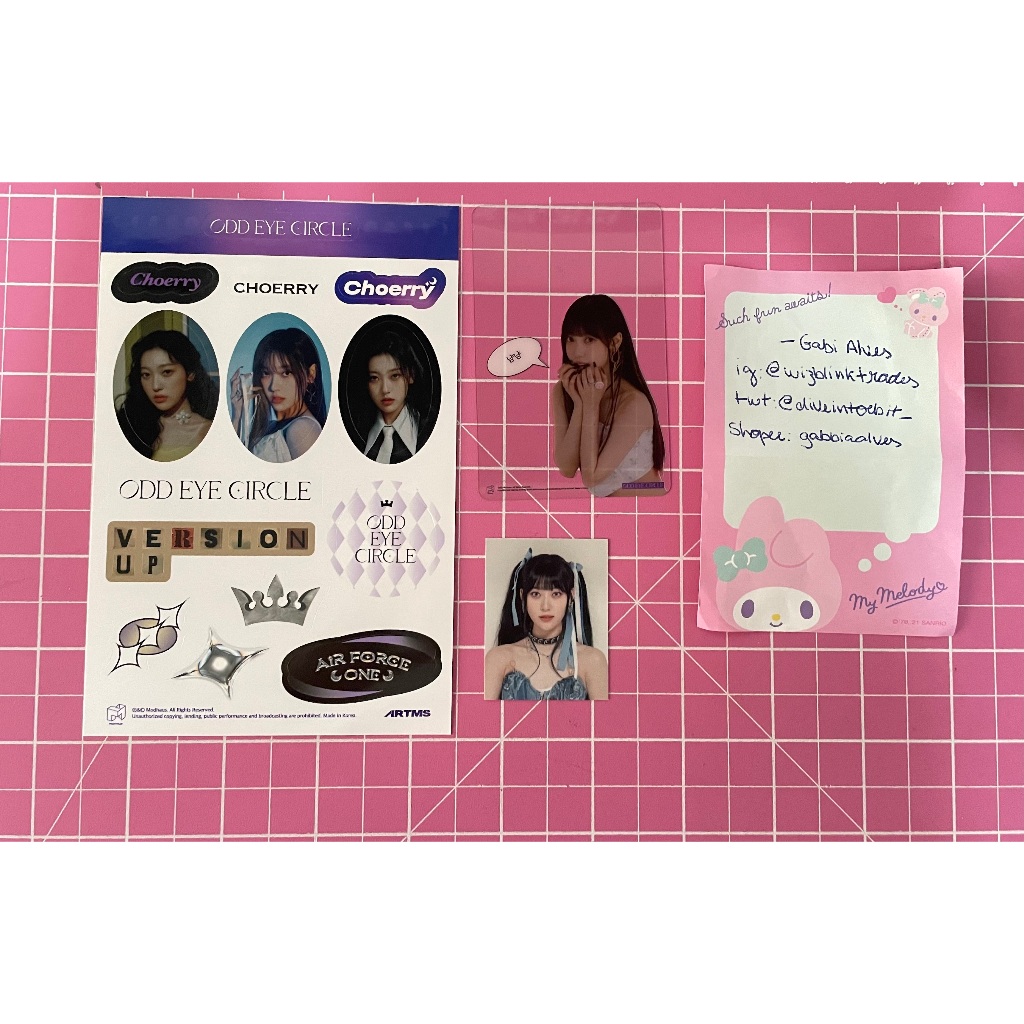 Loona ARTMS Odd Eye Circle Photocards Objekts Inclusões Oficiais | Shopee Brasil