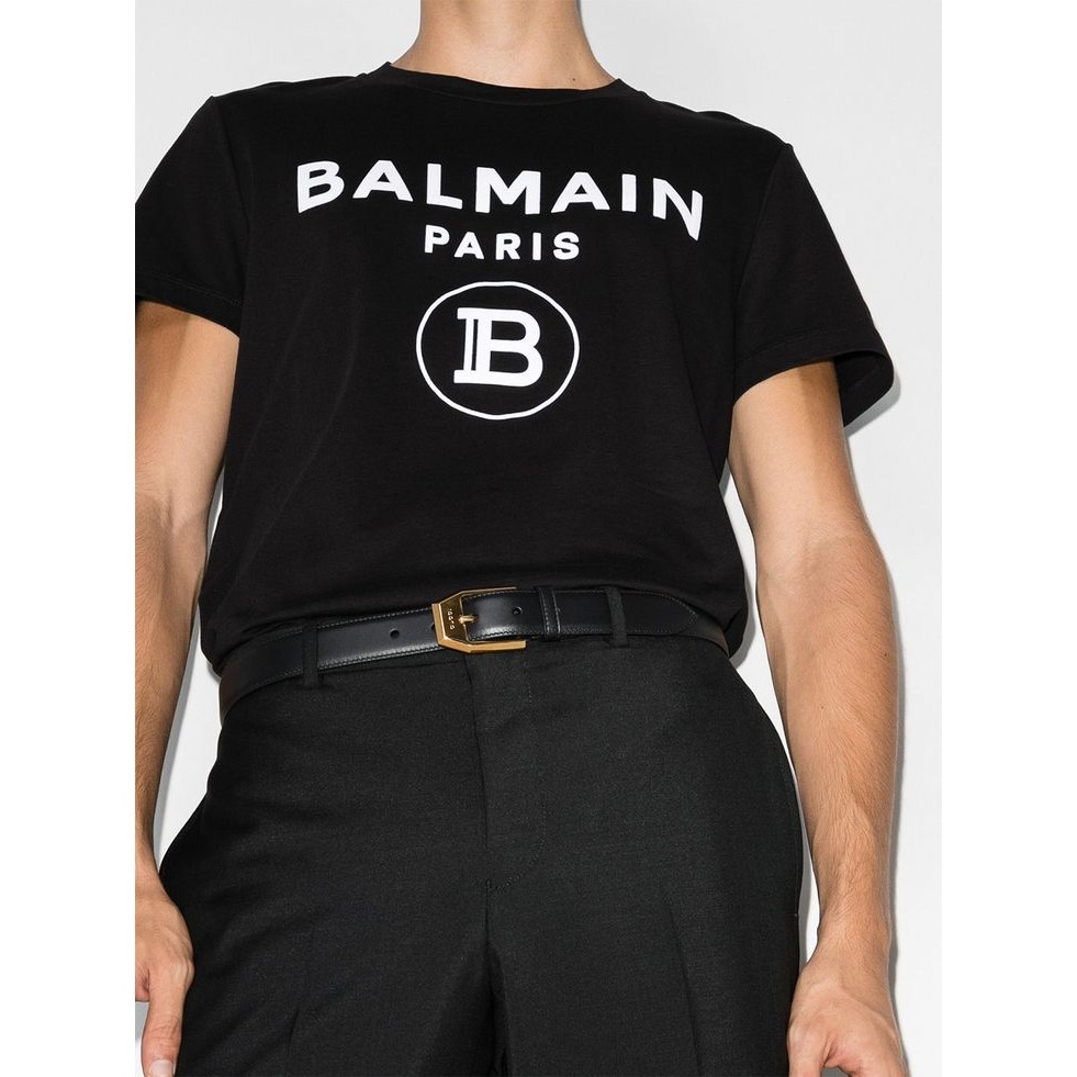 Camiseta BALMAIN PARIS B LOGO GRANDE LUXO - Oferta Relâmpago | Shopee ...