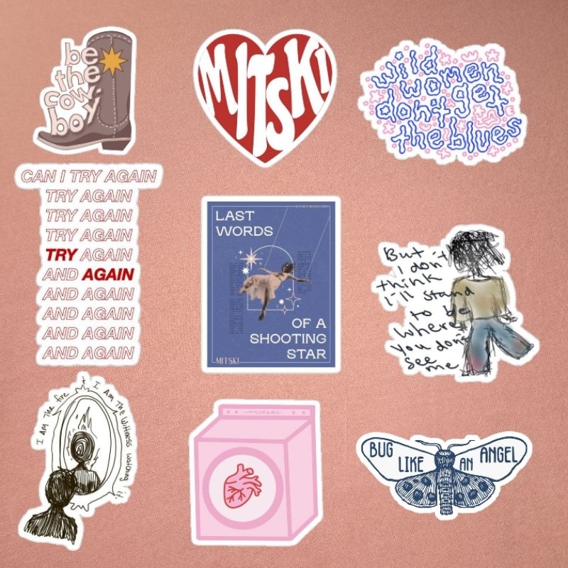 KIT Stickers Adesivos Mitski | Shopee Brasil