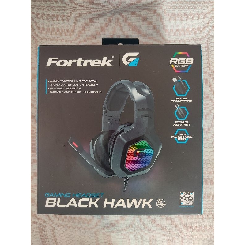 Headset Gamer RGB Fortrek Black Hawk | Shopee Brasil