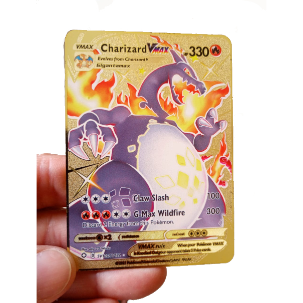 Card Legend Charizard Shiny 330hp - Carta Pokemon De Metal Takaratomy ...