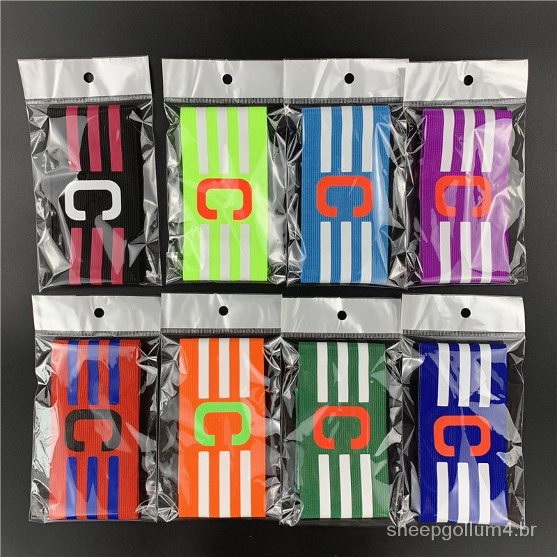 1 Pcs faixa de capitão futebol Braçadeira De futebol Profissional Nylon ...