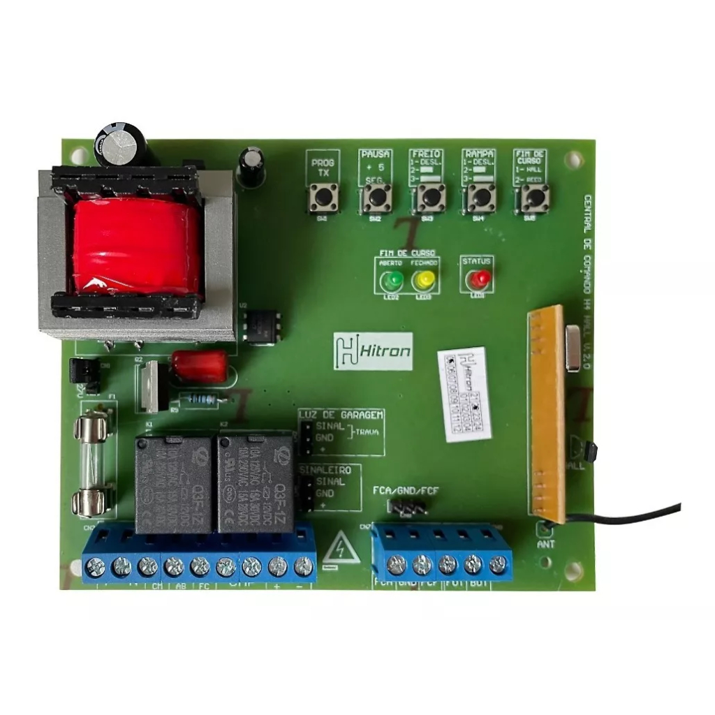 Central De Comando H4 Hall Hitron Portão Rossi 127/220v | Shopee Brasil
