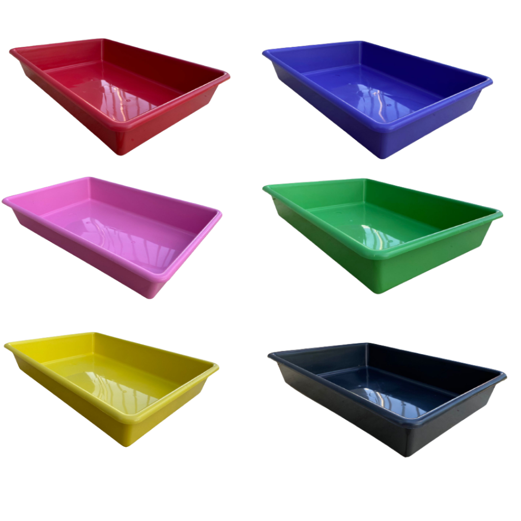 Bandeja retangular para cozinha organizadora multiuso Plastica 7 Litros ...