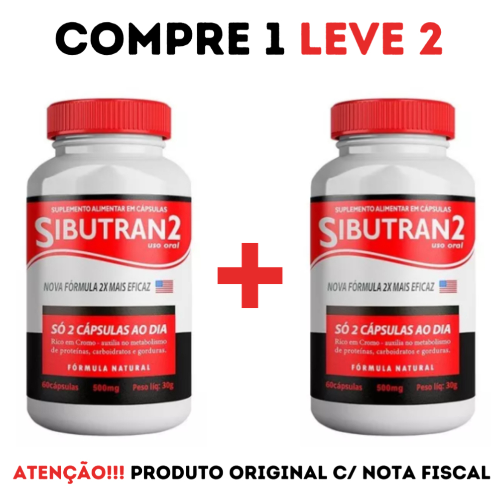 2x Suplemento Acelerador Calórico Subutran2 Original com Nota Fiscal ...