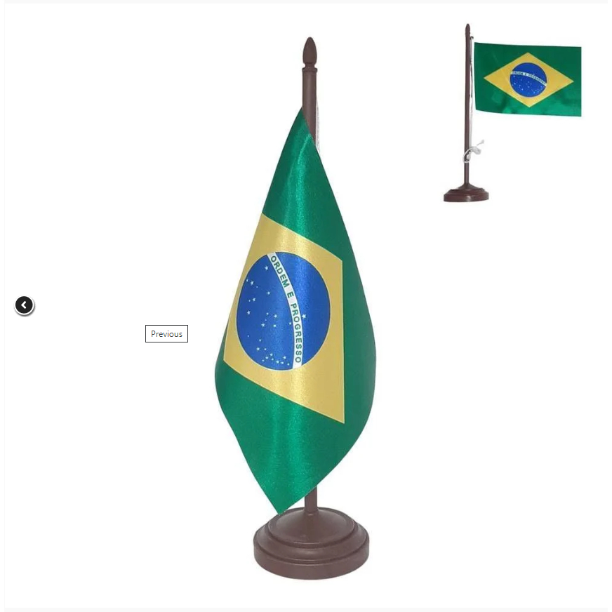 Bandeira De Mesa Brasil 14x21 cm com pedestal | Shopee Brasil