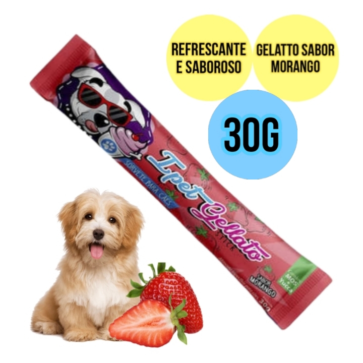 Sorvete Petisco Para Gato Pet Sabor Carne Gellato - 30 Gr | Shopee Brasil