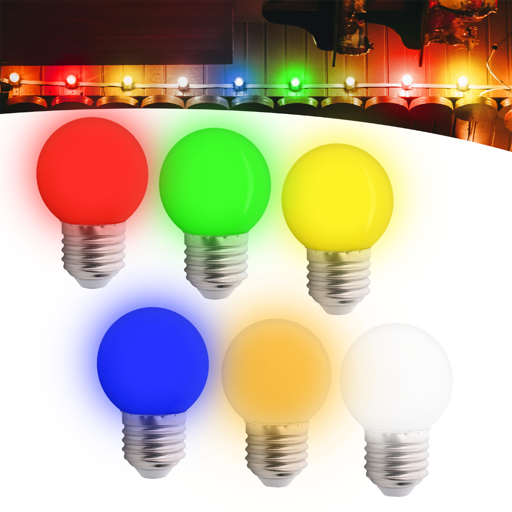Lâmpada Bolinha G45 Led 3w Bulbo E27 Lustre Espelho | Shopee Brasil