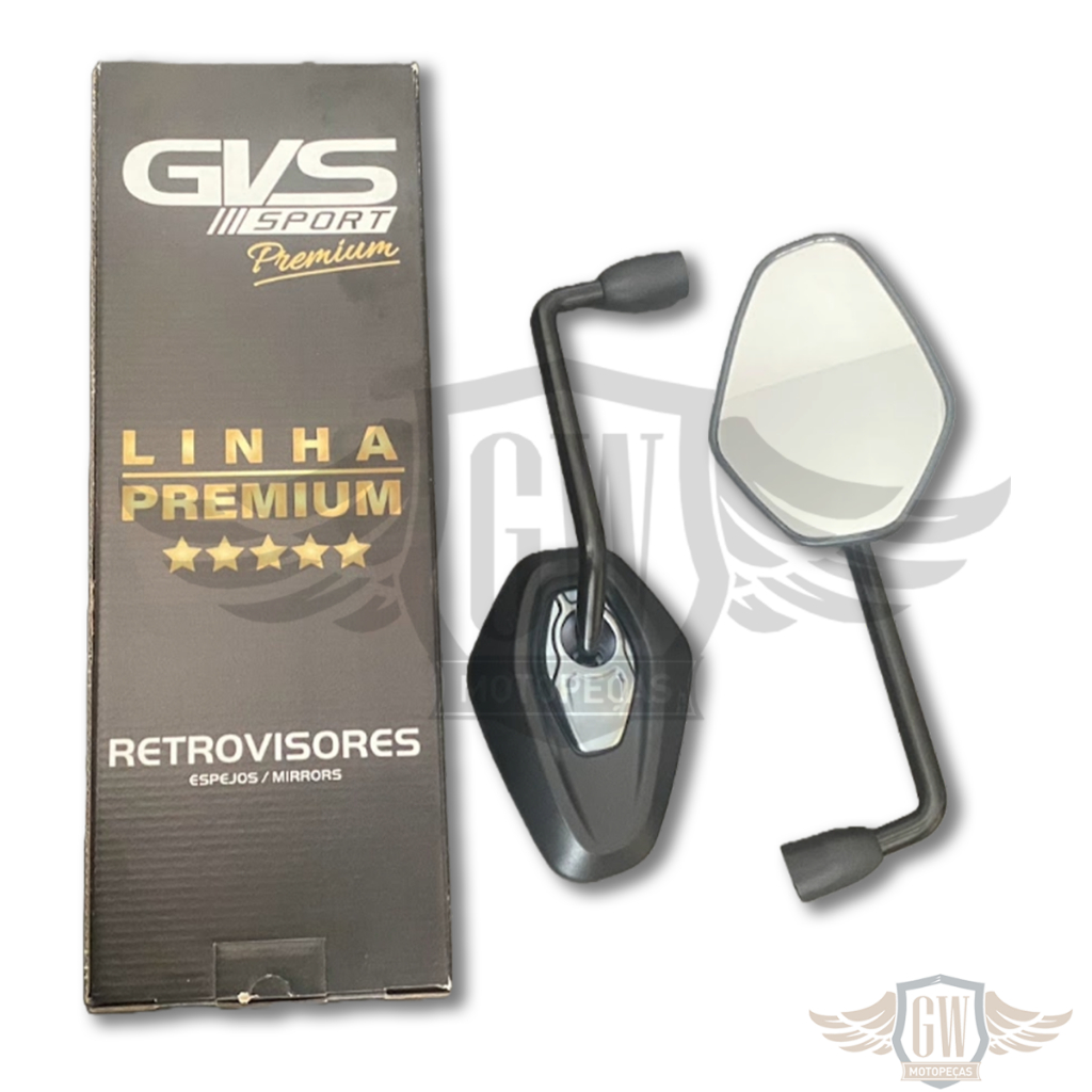 Retrovisor Tiger 1200 Gvs Rebaixado 90° Honda Convexo | Shopee Brasil