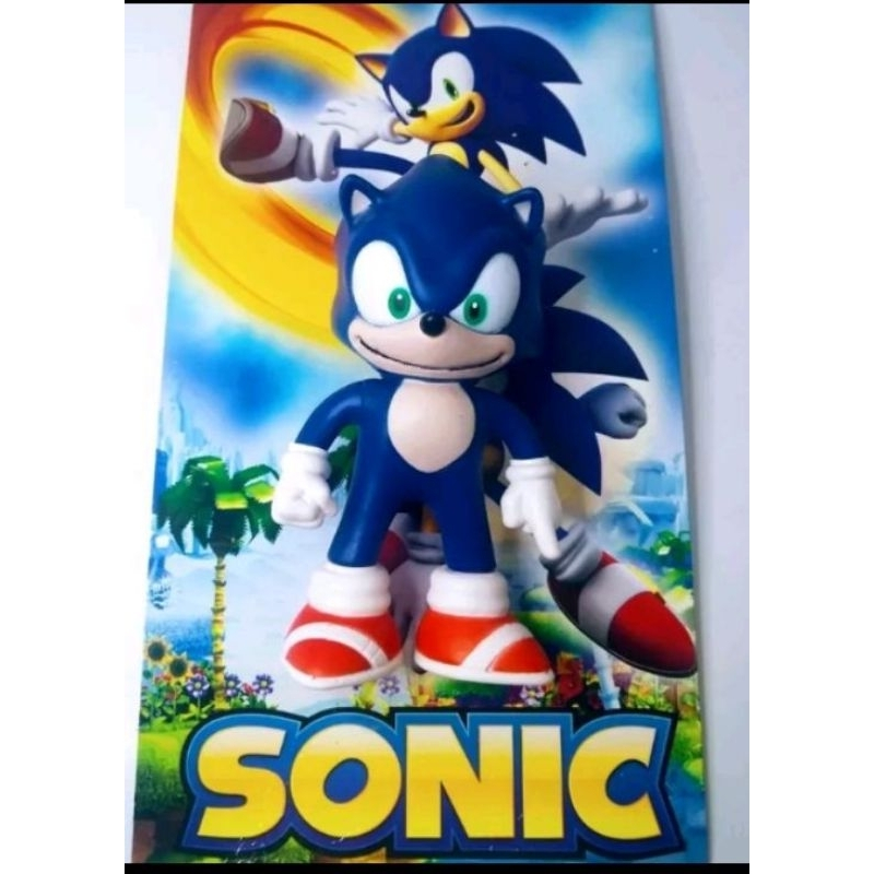 Boneco Sonic Generations Azul 15 cm | Shopee Brasil