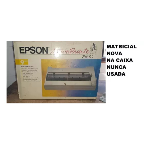 Impressora Matricial Epson Action Printer 2500 Na Caixa Nunca Usada ...