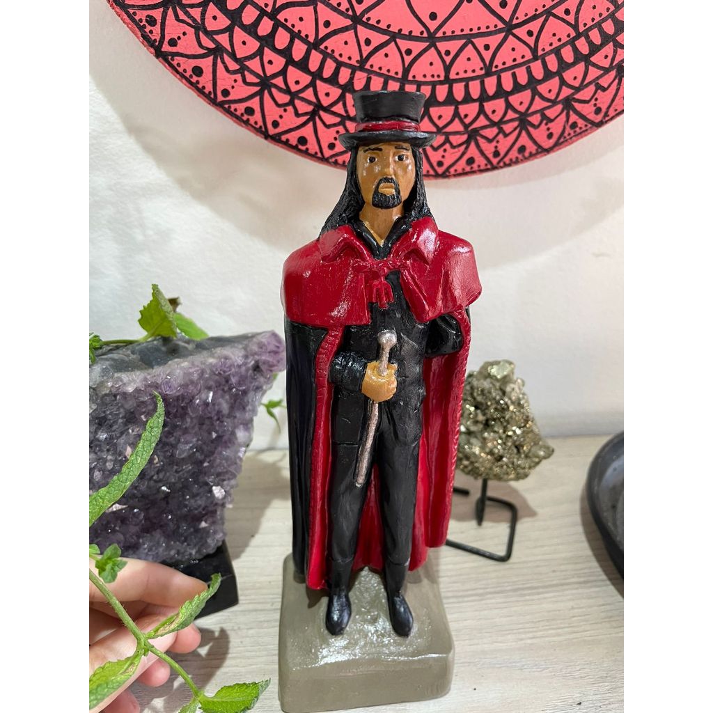 Exu com Cartola e Capa umbanda e Candomblé | Shopee Brasil