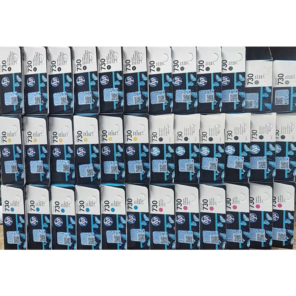 Cartucho HP 730 Cinza 300 ML P2V72A Original Lacrado 2025 | Shopee Brasil