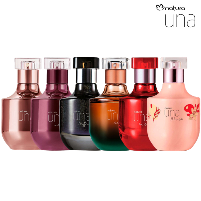 Natura Una Deo Parfum Feminino - 75 ml (Instinct, Infinito, Artisan, Senses, Somos, Blush ...