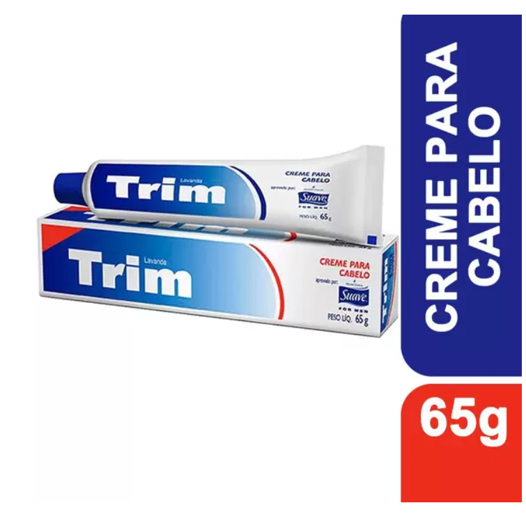 Kit 3 Creme Hidratante Para Cabelo Trim com 65g | Shopee Brasil