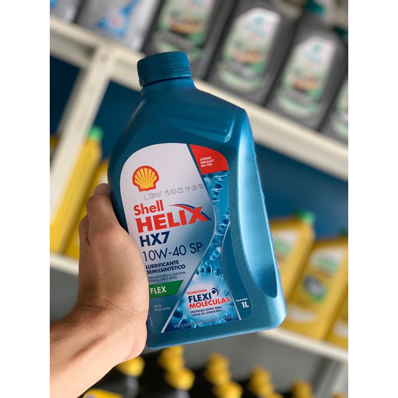 Oleo Lubrificante de Motor Shell Helix 10W40 Sintetico API SN - Diesel ...