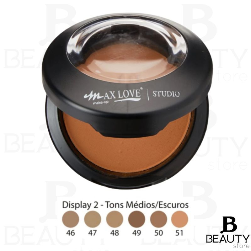 Pó Compacto Matte Vegano Max Love | Shopee Brasil