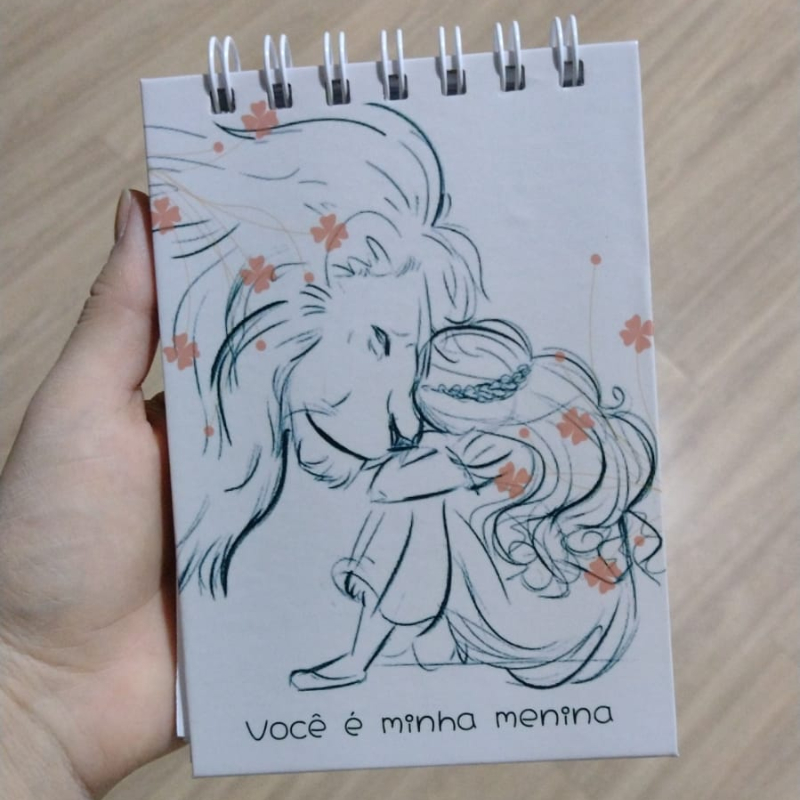 Bloco de Notas Personalizado 15,5 x 11 cm folha 90g | Shopee Brasil