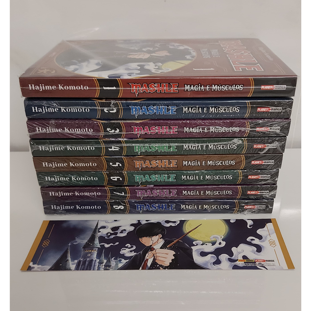 Mangá Mashle Magia e Músculos volumes 1 a 8 Hajime Komoto Panini ...