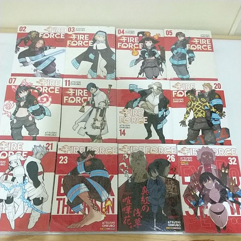 Fire Force - Mangá Volumes Diversos, Em Português - Novo, Panini Comics - Atsuchi Ohkubo ...
