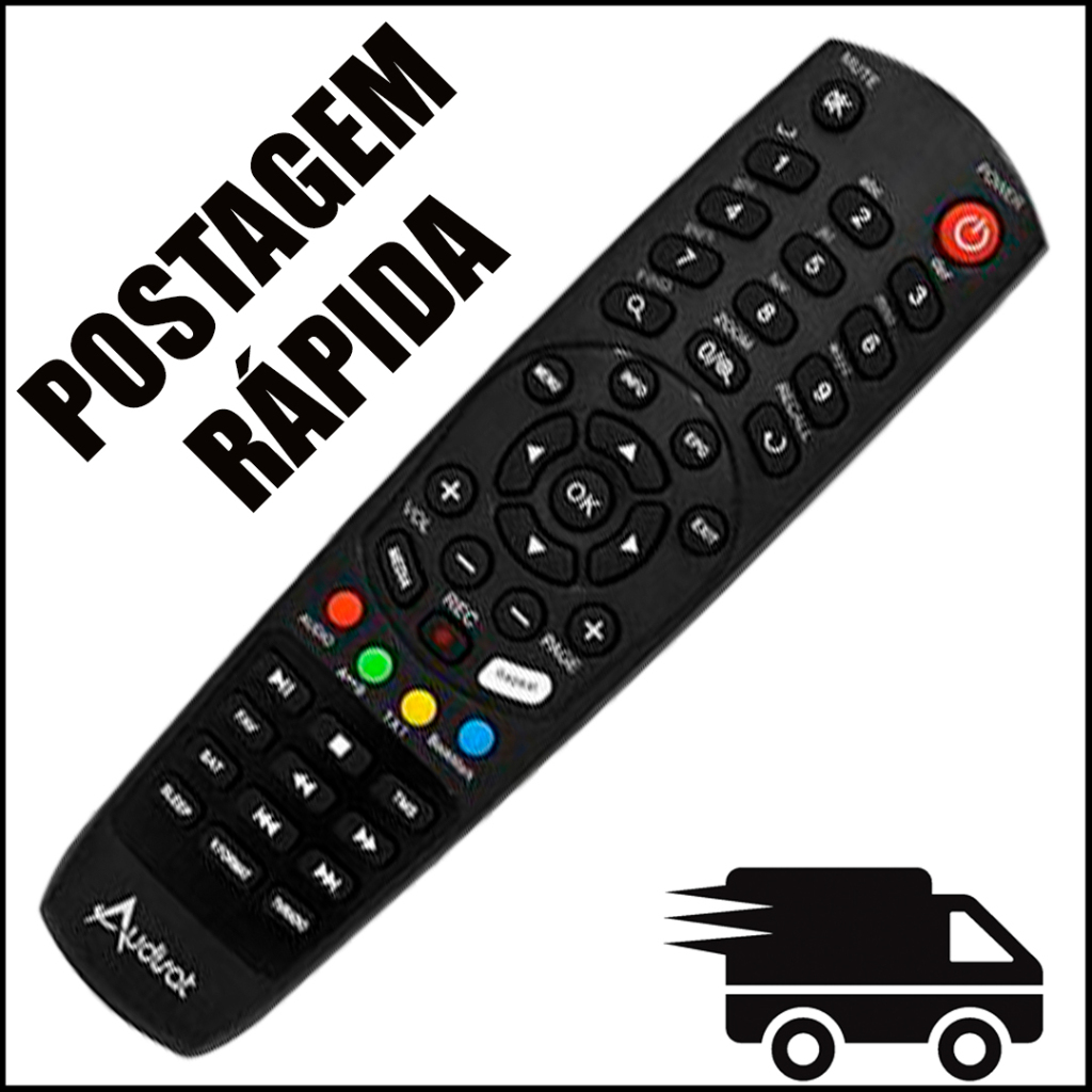Controle remoto para receptor Audisat C1 | Shopee Brasil