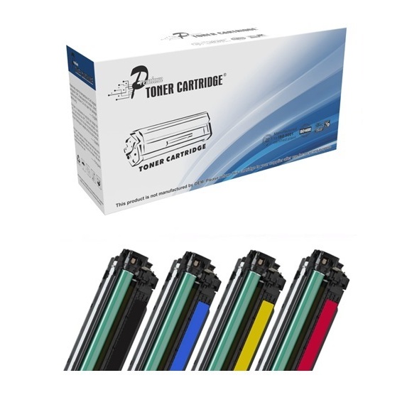 Kit Color Toner Compatível com 125A CB540A CB541A CB542A CB543A CP1215 ...