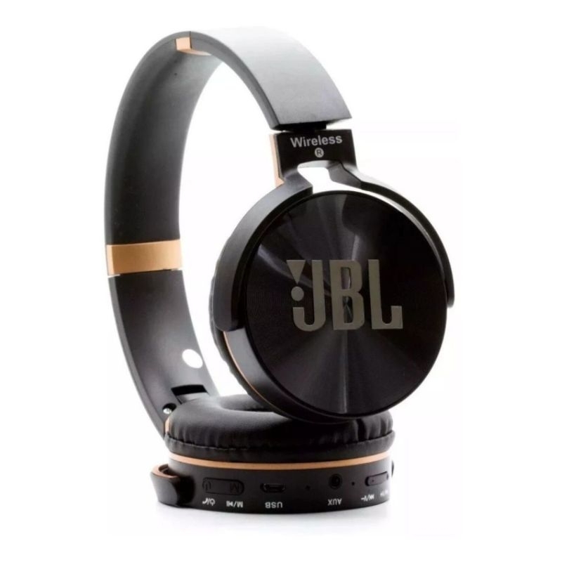 Fone De Ouvido Bluetooth Extra Bass Everest Estilo JBL Com Microfone SD ...