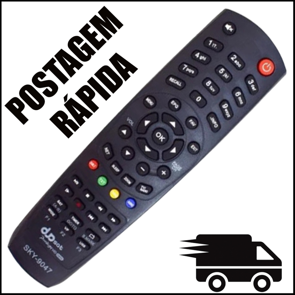 Controle Remoto p/ Receptor Duosat Prodigy HD | Shopee Brasil