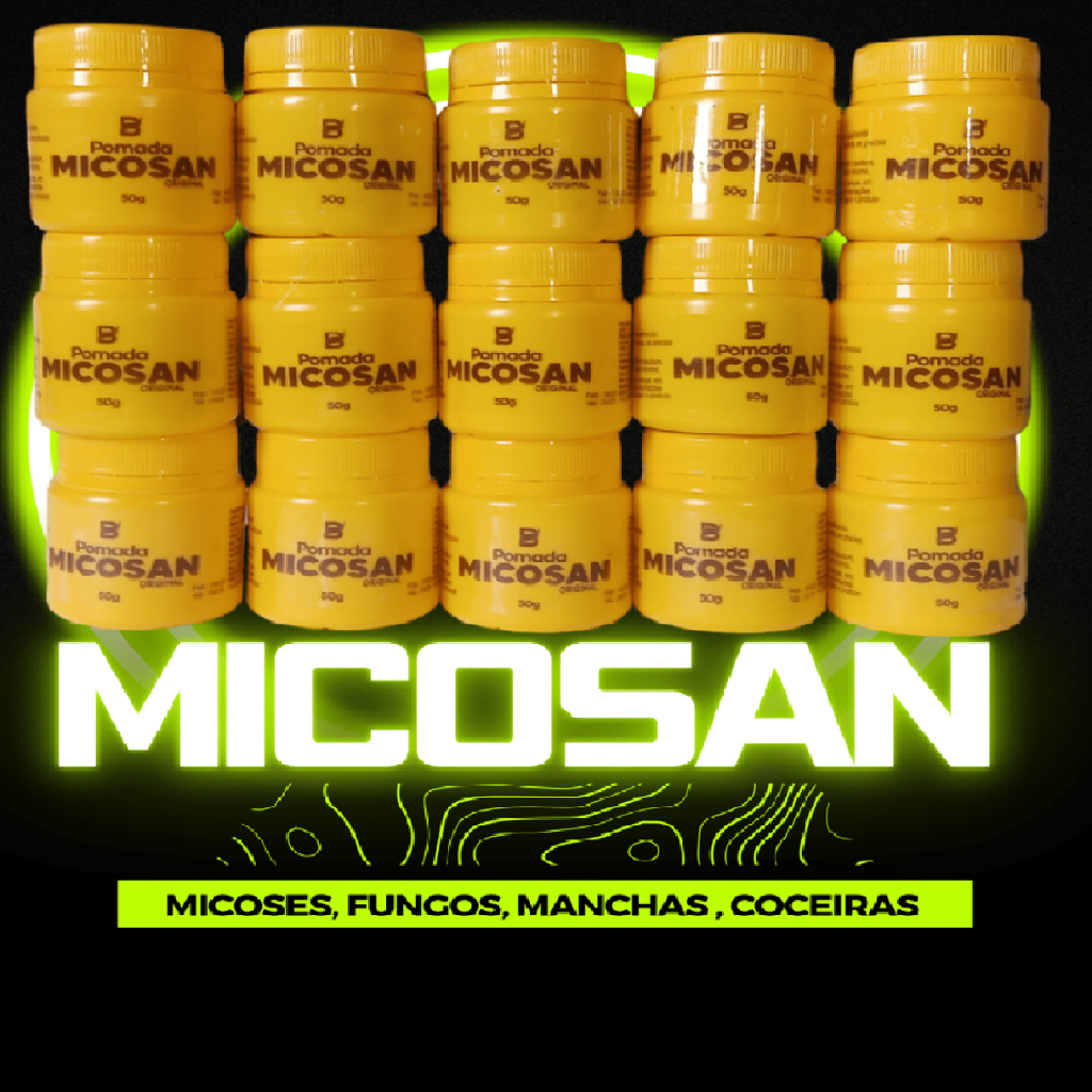 Kit micosan pomada 15 unidades original 50g Cada qualidade Micose ...