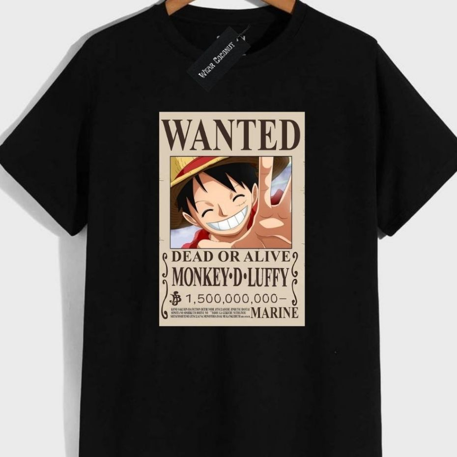 Camiseta One Piece Procurado Wanted, Monkey D. Luffy, Roronoa Zoro ...