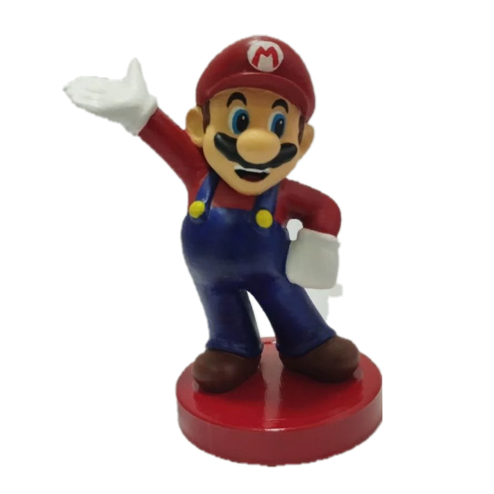 Mario boneco colecionável action figure em 3D - SUPER MARIO BROS ...