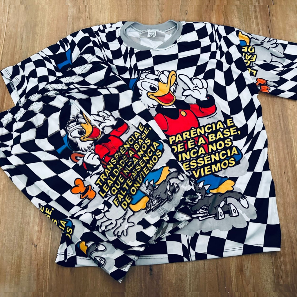 Kit Mandrake Bermuda e Camisa | Shopee Brasil