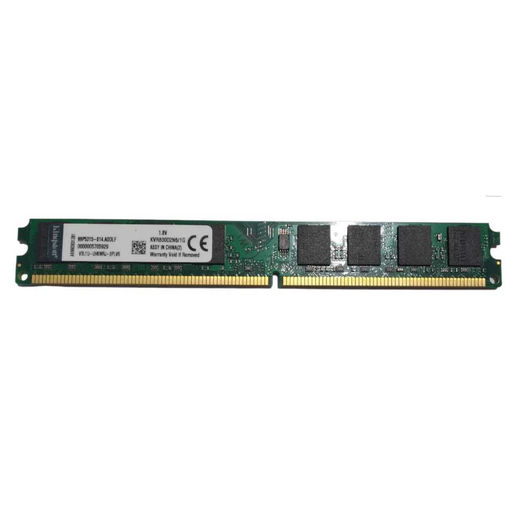 Memória RAM ValueRAM 1GB 1 Kingston KVR800D2N6/1G | Shopee Brasil