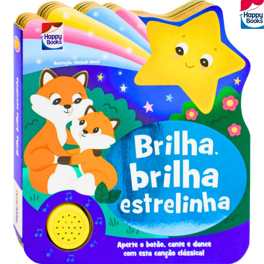 Livro Infantil Sonoro Toca Música Brilha Brilha Estrelinha - Série ... Livro Infantil Sonoro Toca Música Brilha Brilha Estrelinha - Série ...