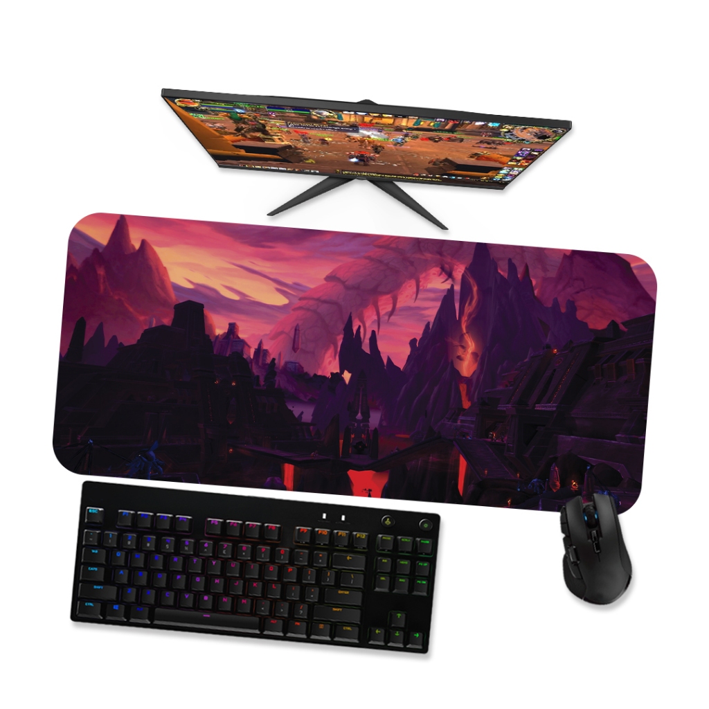 Mouse Pad Gamer - Wow Battle Of Azeroth 1 - Mousepad Grande 90x40 80x40 ...