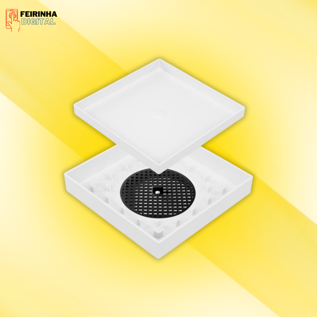 Ralo Oculto/ Inteligente Seca Piso Porcelanato - Branco | Shopee Brasil